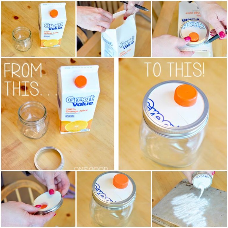 How DIY Turn A Mason Jar into an Easy Dispenser