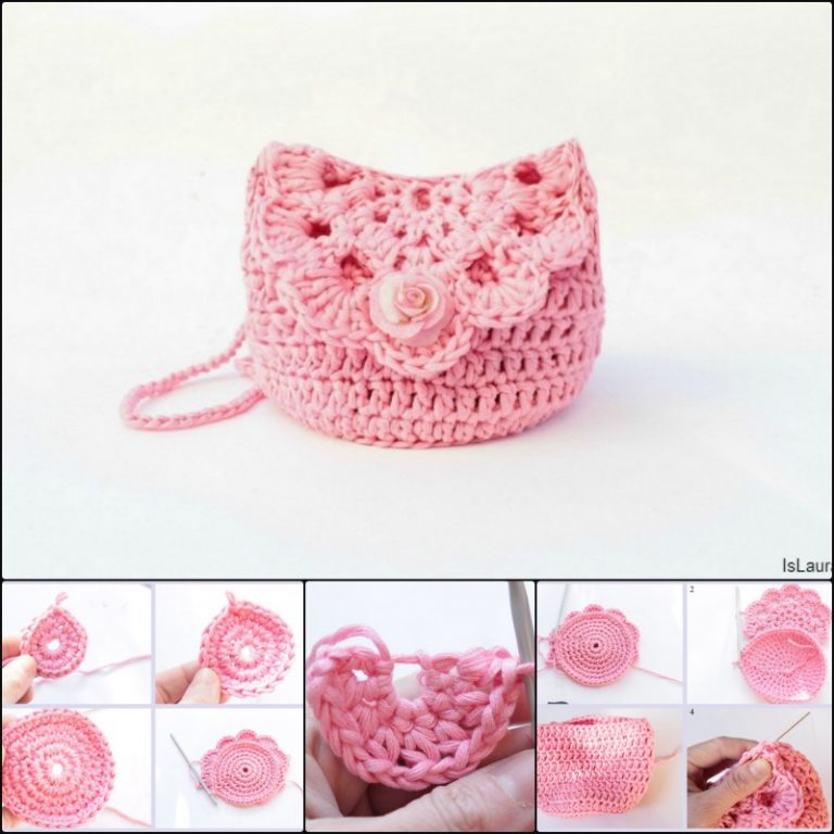 Crochet Cute Purse with FREE Pattern and Tutorial - Cool Creativities