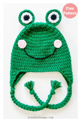 Frog Hat Free Knitting Crochet Patterns