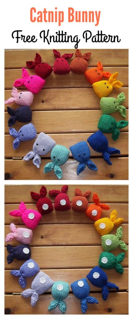 Catnip Bunny Free Knitting Pattern