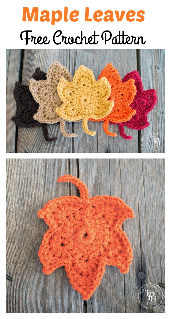 Fall Maple Leaves Free Crochet Pattern Cool Creativities