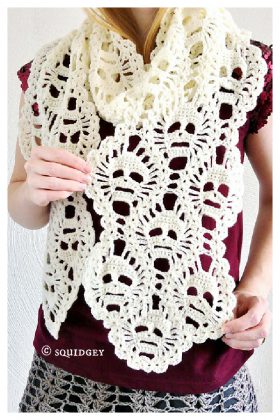 10+ Fantastic Skull Scarf Crochet Patterns - Page 3 of 3
