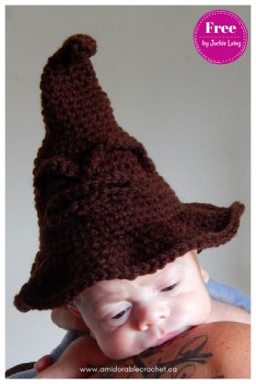Adorable Harry Potter Sorting Hat Free Crochet Pattern