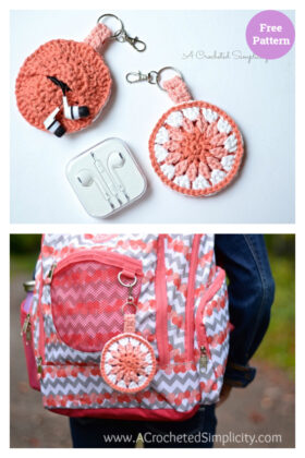8 Earbud Pouch Free Crochet Pattern - Page 2 of 2
