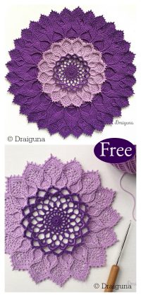 Arcanoweave Mandala Doily Free Crochet Pattern