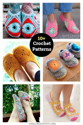 10+ Sweet Granny Square Slippers Crochet Patterns - Page 2 of 3