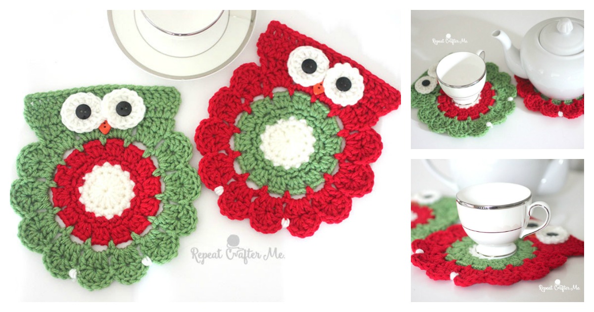 Crochet Owl Coaster Free Pattern at Ali Wynyard blog