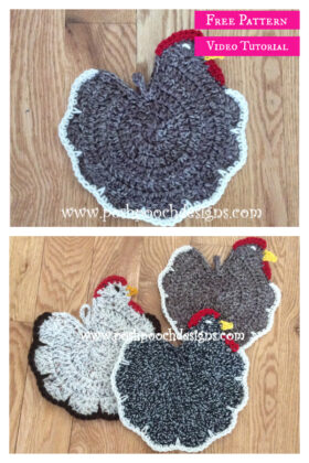 10+ Chicken Potholder Crochet Patterns
