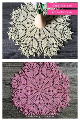 Tulip Doily Free Crochet Patterns