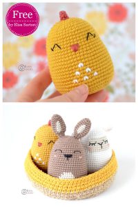 Chick Easter Egg Crochet Patterns