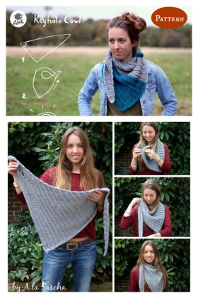8 Triangle Keyhole Scarf Crochet Patterns - Page 2 of 2 Cool Creativities
