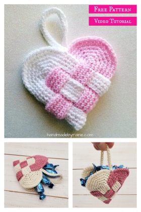 6 Woven Heart Free Crochet Patterns - Page 2 of 2