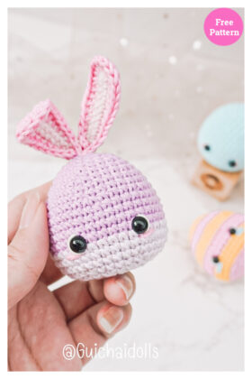 8 Easter Bunny Eggs Free Crochet Pattern - Page 2 of 2