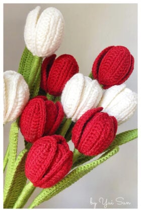 10+ Tulip Flower Crochet Patterns - Page 2 of 3