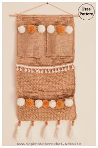 Wall Hanging Organizer Free Crochet Pattern Cool Creativities