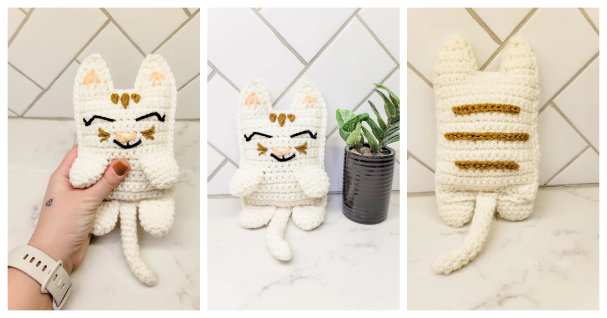 Kitty Cat Cuddler Free Crochet Pattern