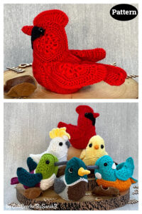 10+ Cardinal Bird Amigurumi Crochet Patterns - Page 2 of 3