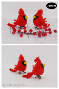 10+ Cardinal Bird Amigurumi Crochet Patterns - Page 3 of 3