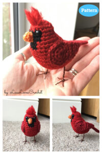 10+ Cardinal Bird Amigurumi Crochet Patterns - Page 2 of 3