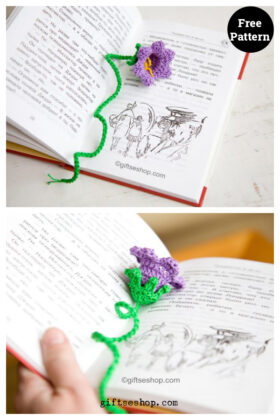 10+ Flower Bookmark Crochet Patterns - Page 2 of 3