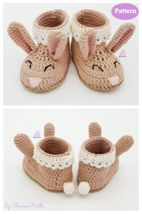 7 Bunny Rabbit Booties Crochet Patterns - Page 2 of 2