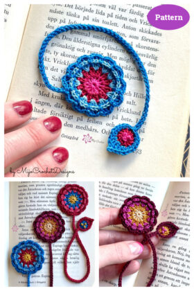10+ Flower Bookmark Crochet Patterns - Page 3 of 3