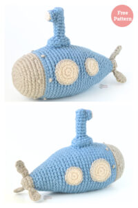 4 Submarine Amigurumi Crochet Patterns