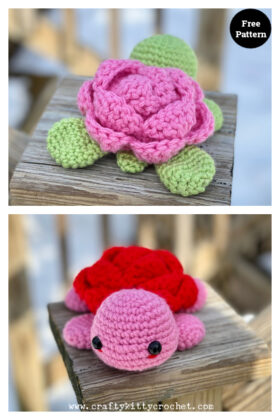 8 Flower Turtle Amigurumi Crochet Patterns
