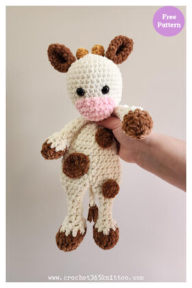 5 Hug Me Cow Lovey Free Crochet Patterns