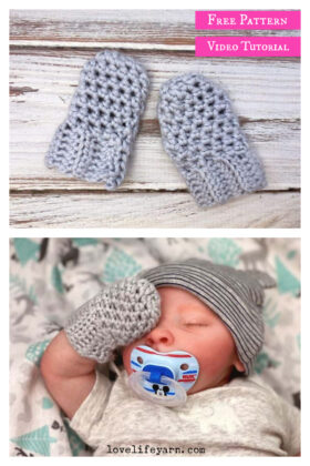 10+ Thumbless Baby Mittens Crochet Patterns - Page 2 of 3
