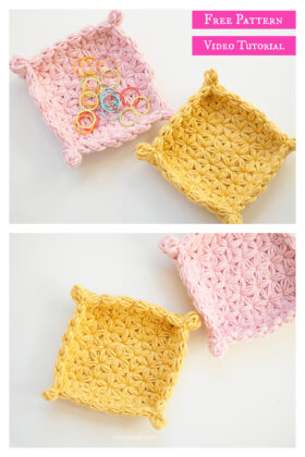 6 Modern Style Tray Free Crochet Patterns