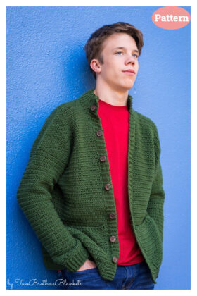 5 Men's Cardigan Crochet Patterns