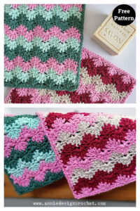 10 Shell Stitch Washcloth Free Crochet Patterns