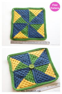 7 Pinwheel Granny Square Free Crochet Patterns - Page 2 of 2