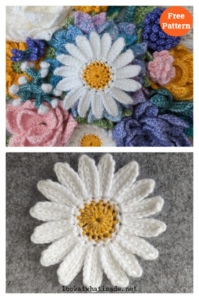 9 Daisy Flower Crochet Patterns