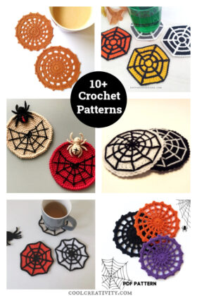 10+ Halloween Spider Web Coaster Crochet Patterns - Page 2 of 3
