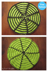 10+ Halloween Spider Web Coaster Crochet Patterns - Page 2 of 3