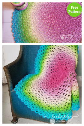 Fantail Shell Stitch Blanket Crochet Patterns