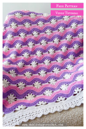 Field of Daisies Blanket Free Crochet Pattern and Video Tutorial