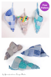 Shell Hanging Basket Free Crochet Pattern