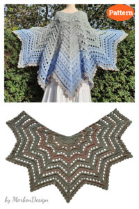 8 Star Shaped Shawl Crochet Patterns - Page 2 of 2