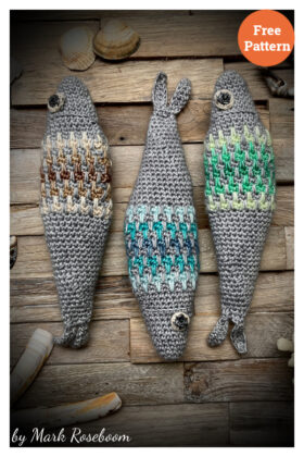 Salty Sardines Amigurumi Free Crochet Pattern