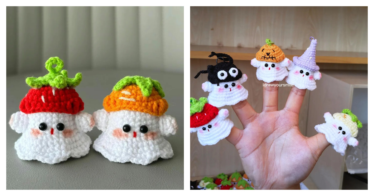 Halloween Ghost Amigurumi Crochet Pattern