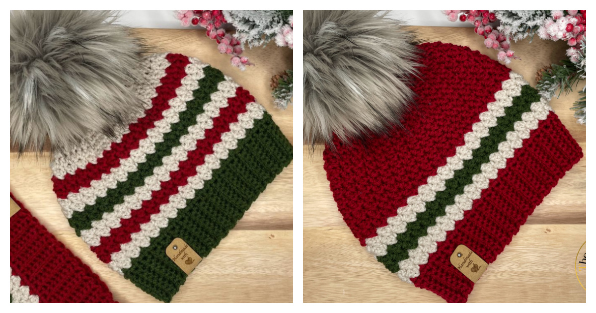Winter Sled Beanie Free Crochet Pattern