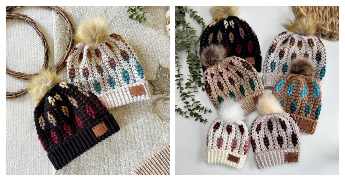 Starlight Mosaic Hat Free Crochet Pattern and Video Tutorial - Cool ...