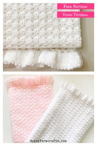 CJ’s Shell Stitch Blanket Free Crochet Pattern and Video Tutorial