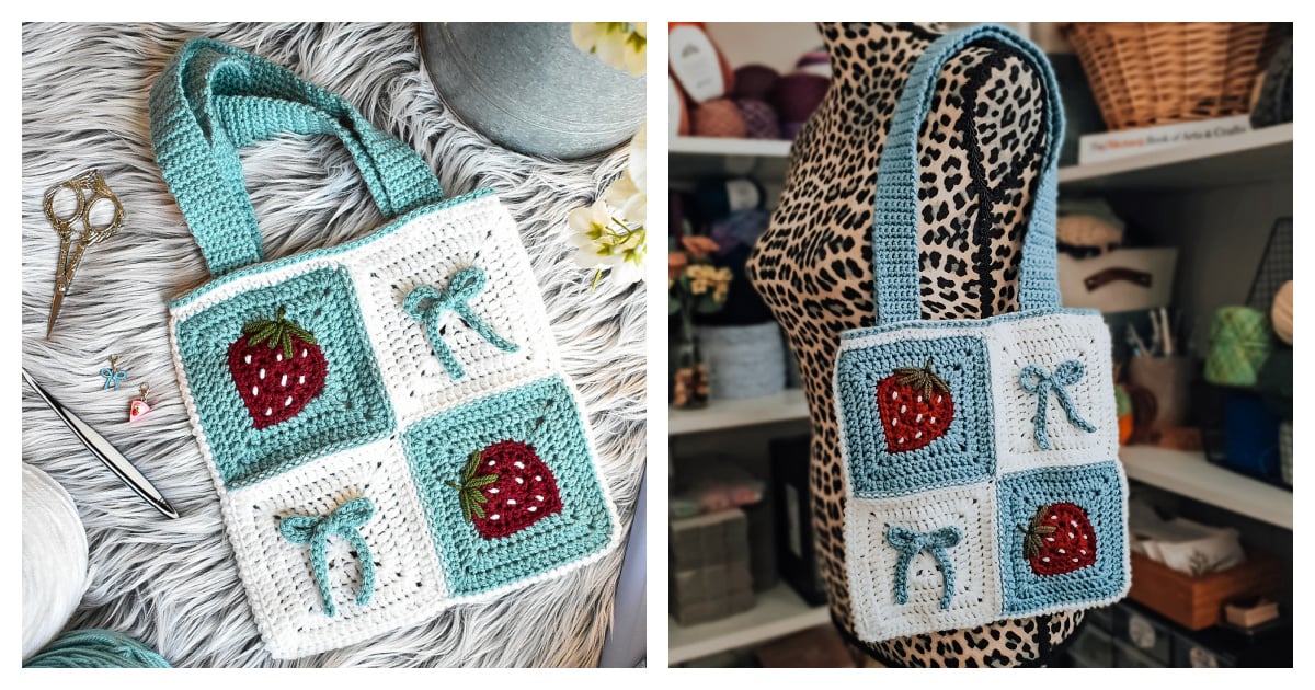 Bow So Sweet Tote Free Crochet Pattern